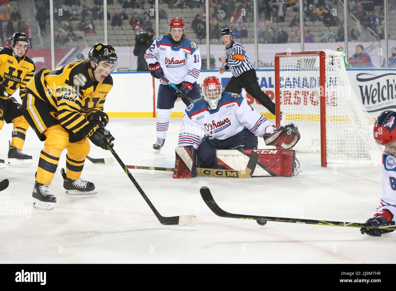 Hamilton Ontario Canada, OHL Outdoor showcase 2022 at Tim Hortons Field ...