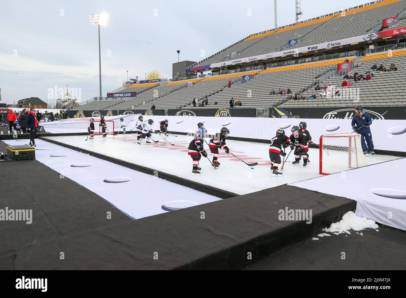 Hamilton Ontario Canada, OHL Outdoor showcase 2022 at Tim Hortons Field ...