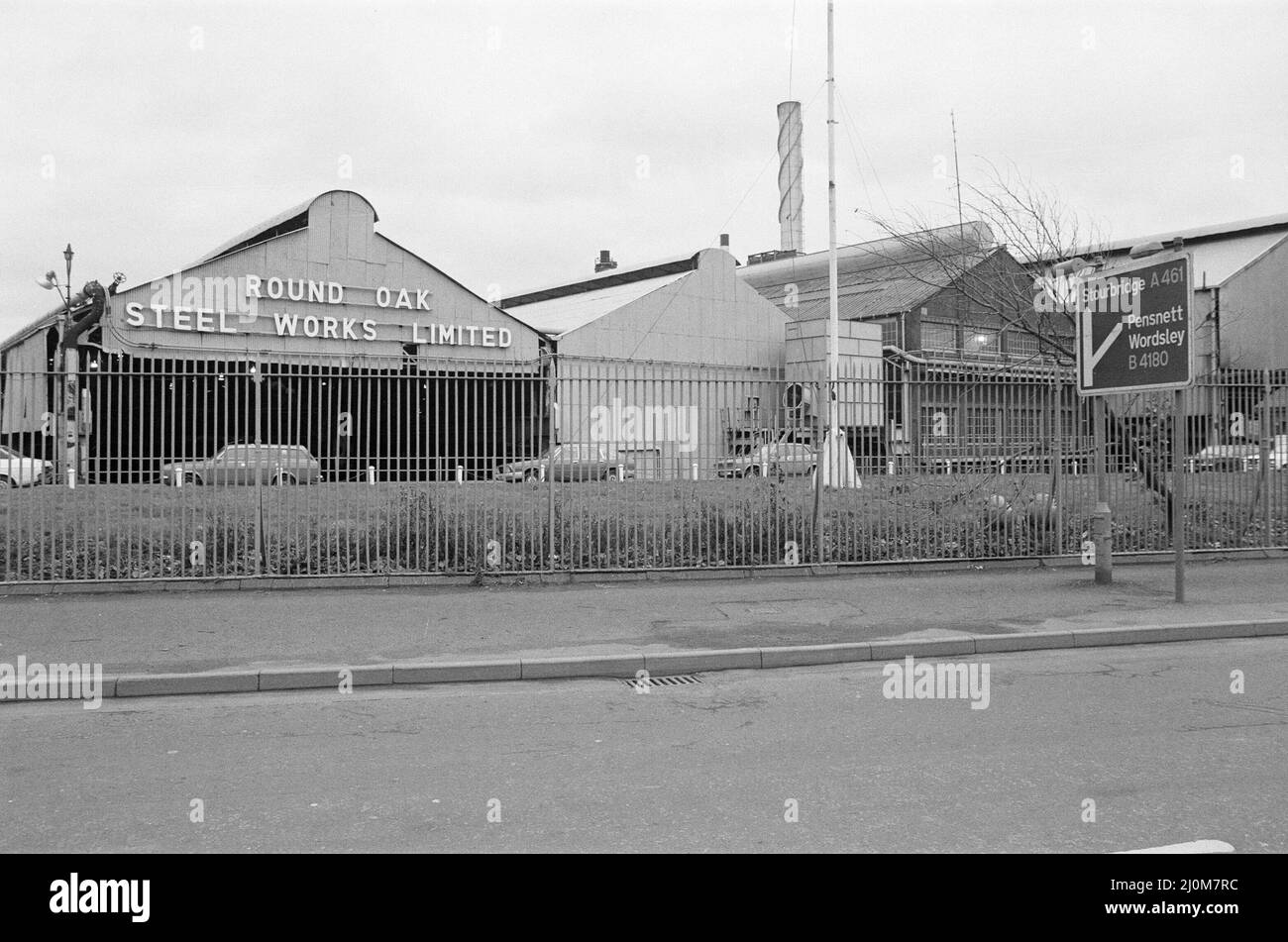 Round Oak Steelworks, Brierley Hill, West Midlands, 17th November 1982 ...