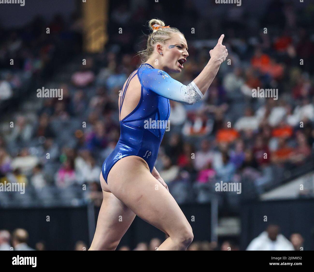 Birmingham, AL, USA. 19th Mar, 2022. Florida's Alyssa Baumann ...