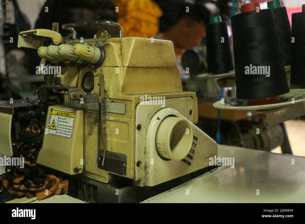 Overlocker sewing machine hi-res stock photography and images - Alamy