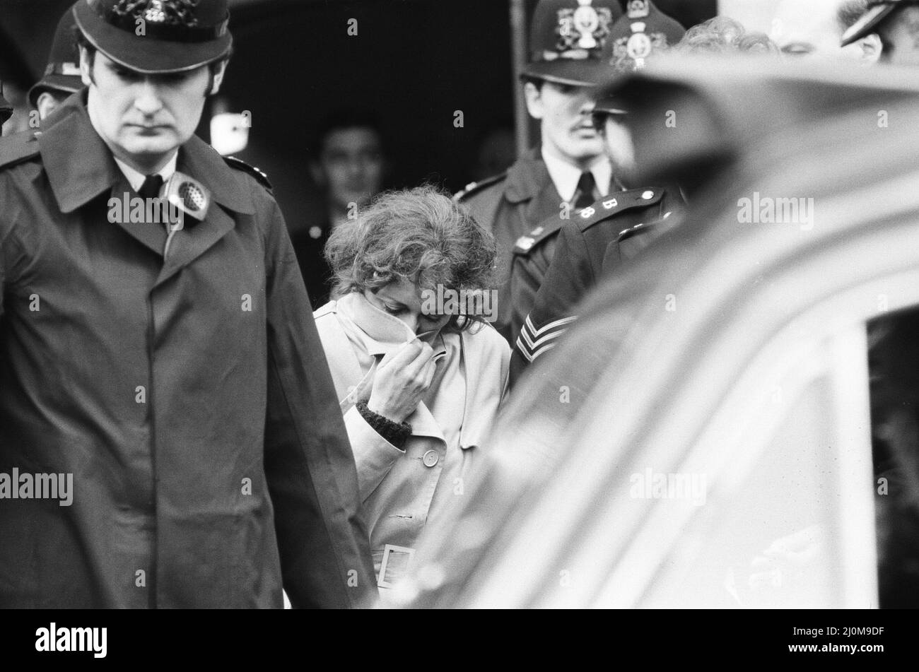 Sonia Sutcliffe, wife of Peter Sutcliffe, outside the Old Bailey during ...