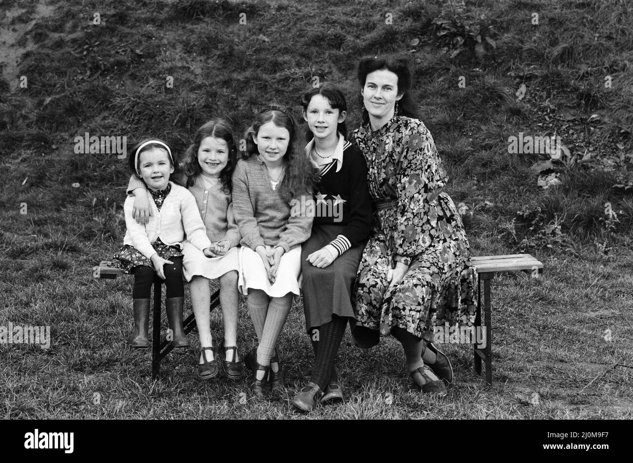 Campaigner Victoria Gillick with some of her children. 22nd November ...