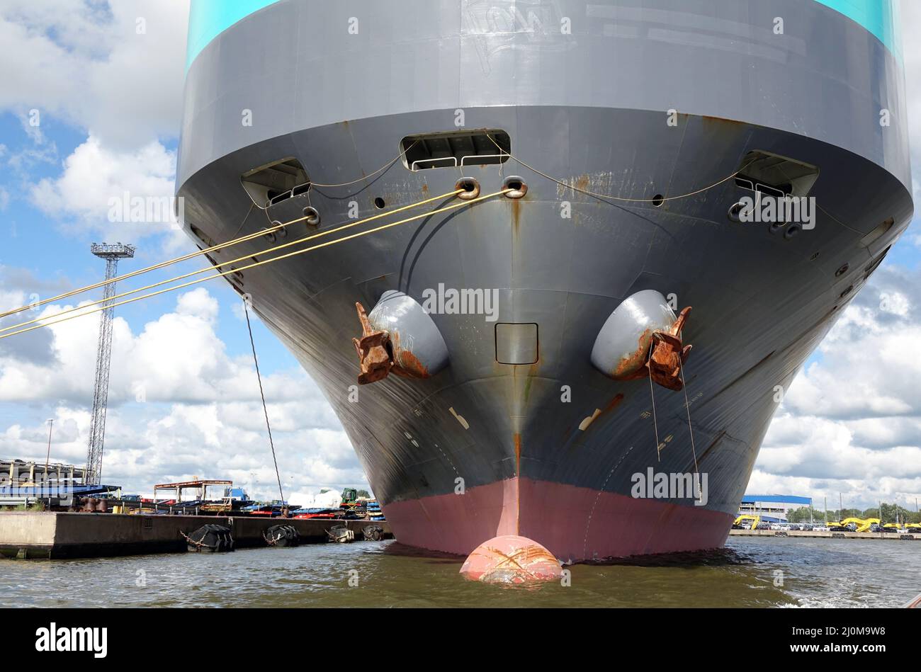 Ship in Bremerhaven Stock Photo - Alamy