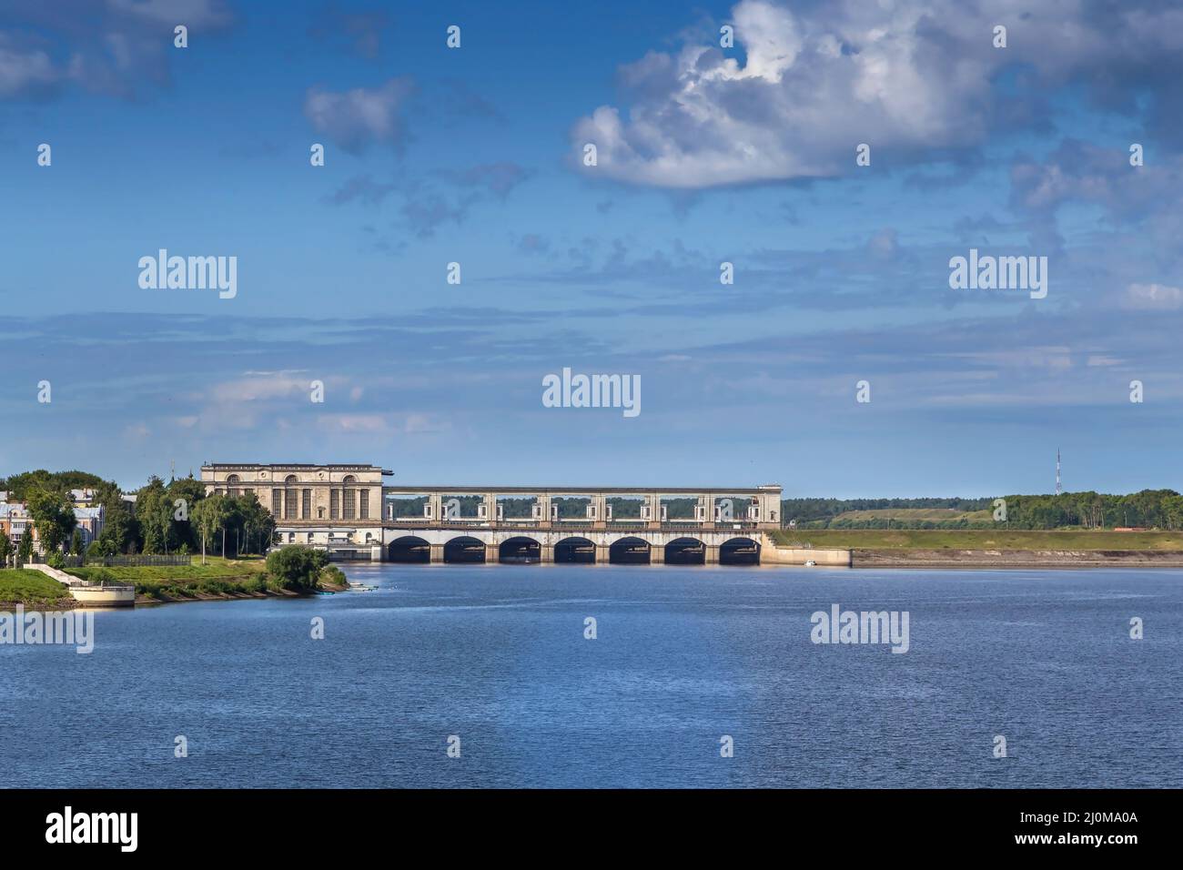 Volga river power station hi-res stock photography and images - Alamy