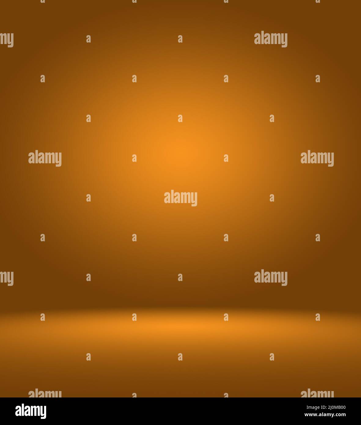 Orange photographic studio background vertical with soft vignette. Soft ...