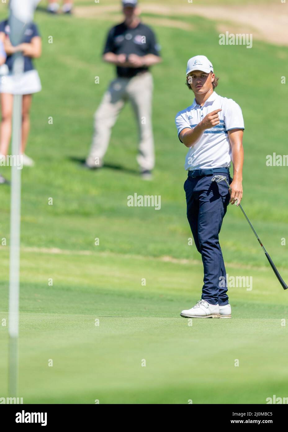 Sydney, Australia. 20th Mar, 2022. Harrison Crowe (A) of Australia ...