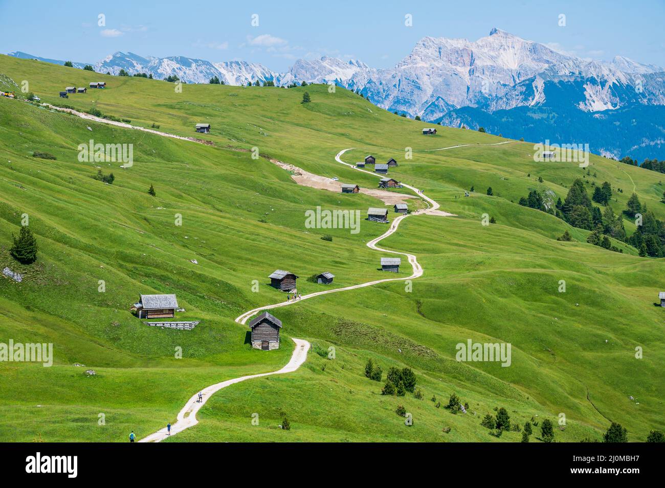 Mountain Hut in Val Badia Stock Photo - Alamy