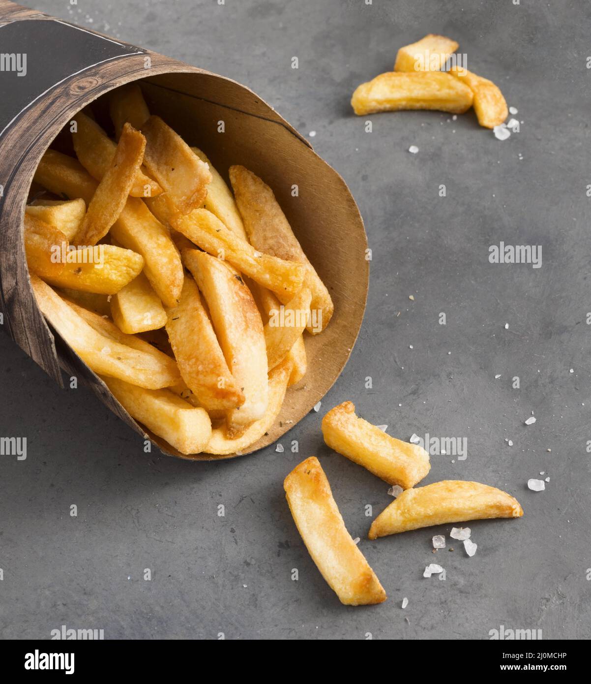 Salt french fries hi-res stock photography and images - Alamy