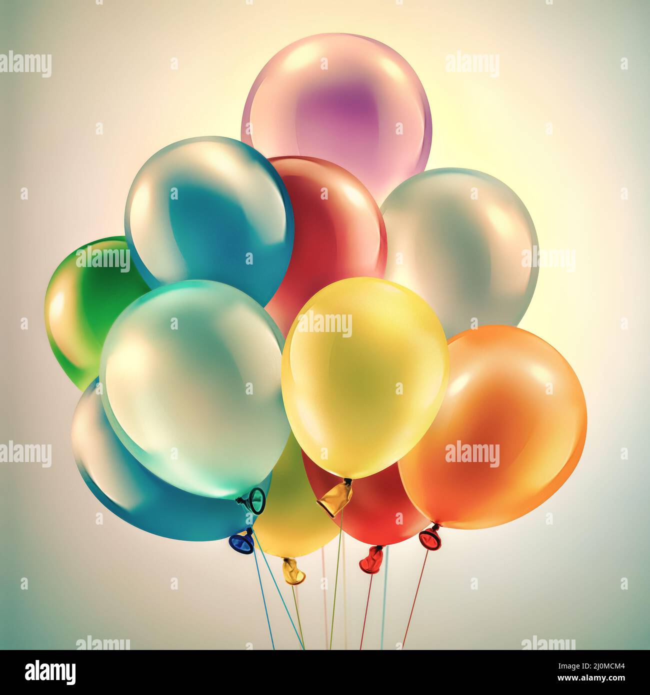 Festive Background with Balloons Stock Photo - Alamy