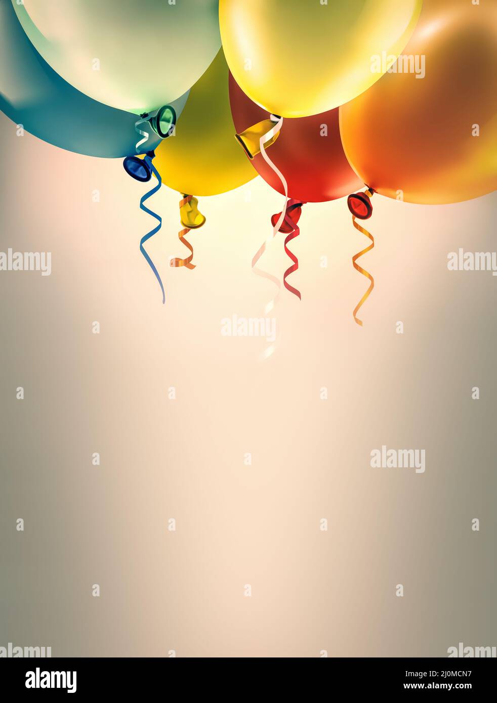 Festive Background with Balloons Stock Photo - Alamy