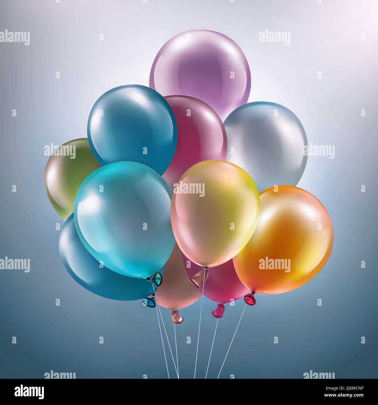 Festive Background with Balloons Stock Photo - Alamy