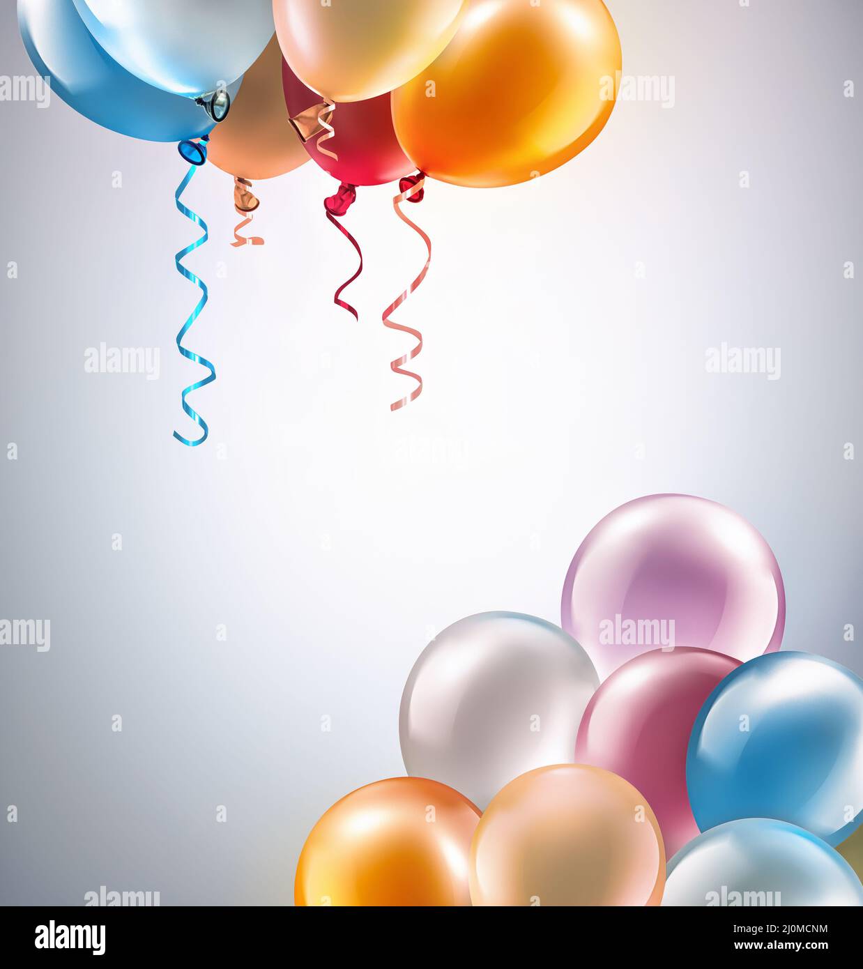 Festive Background with Balloons Stock Photo - Alamy