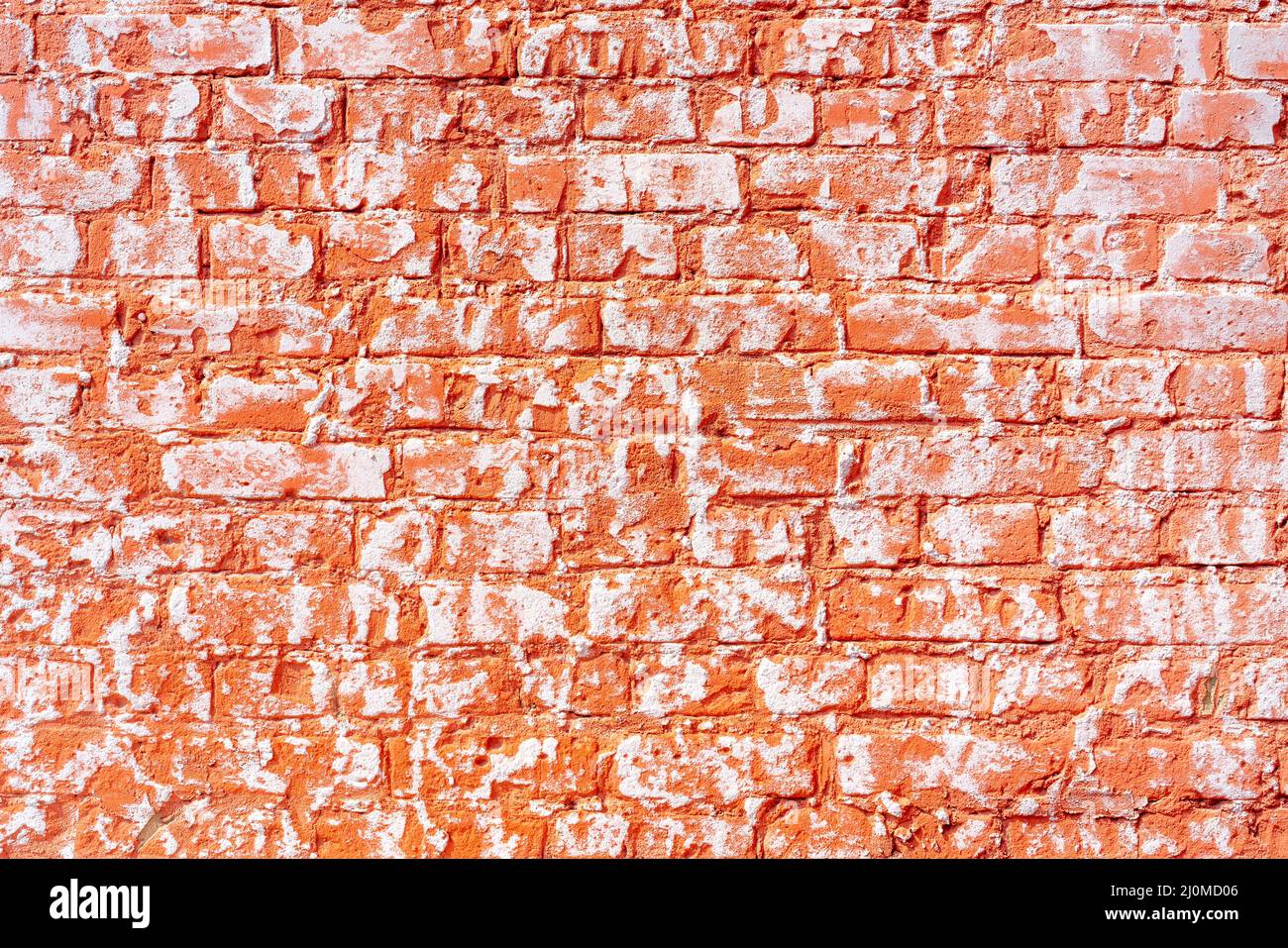 The background of the old red brick wall for design interior and ...