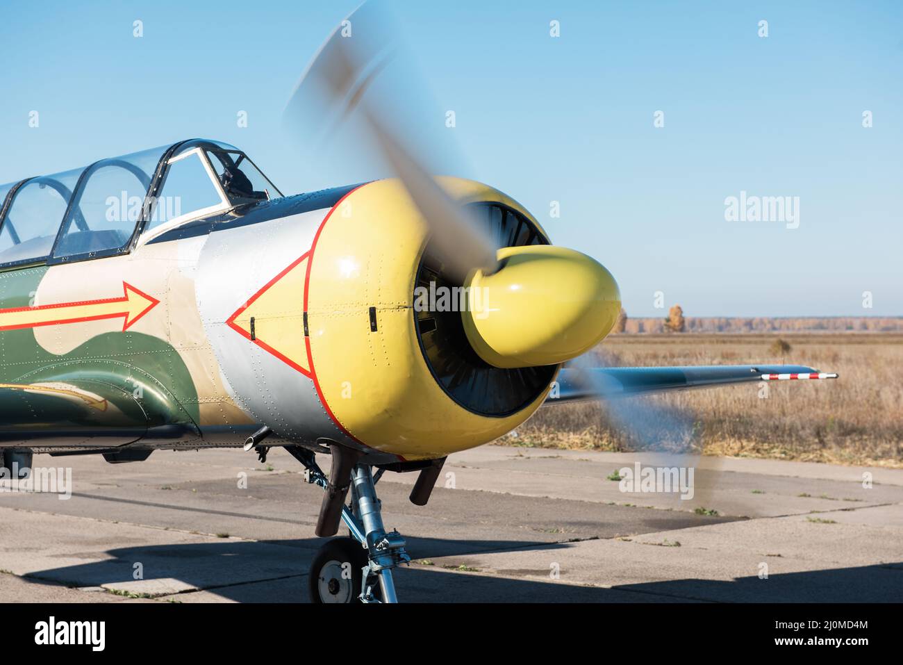 Ultralight small private aircraft airplane Stock Photo - Alamy