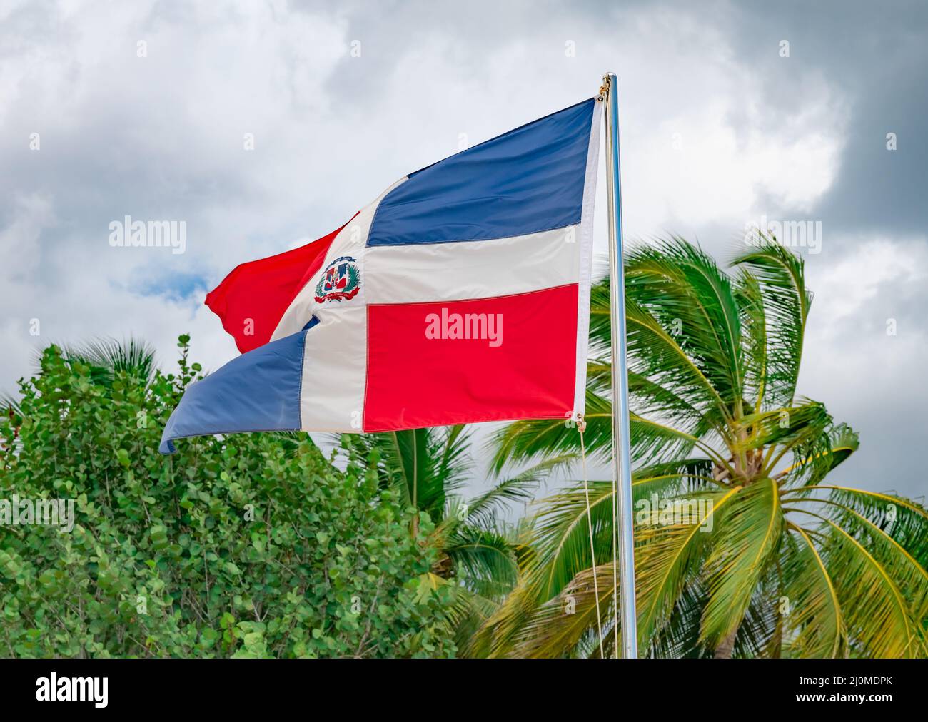 Dominican official flag hi-res stock photography and images - Alamy