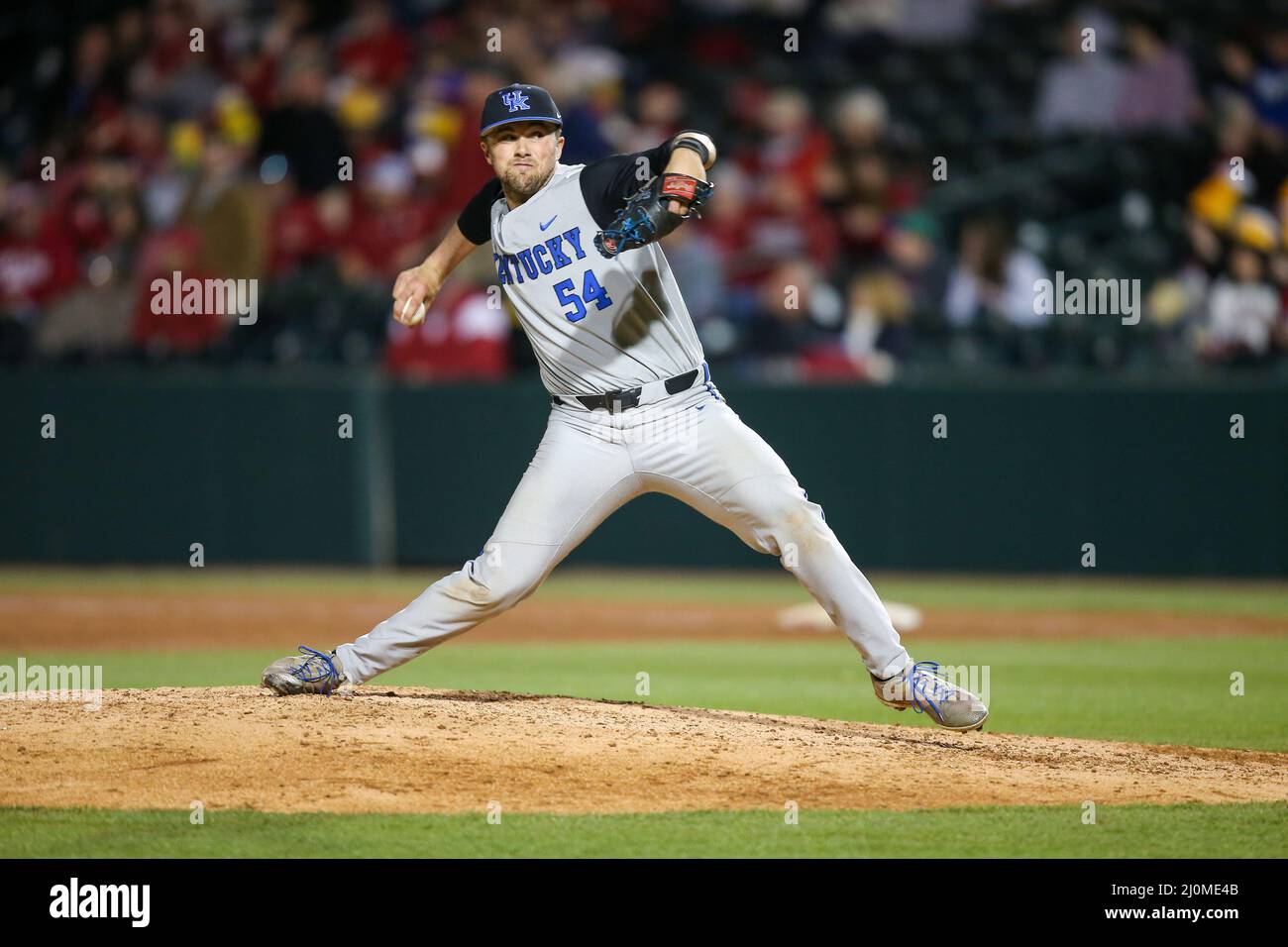 March 19, 2022: Daniel Harper #54 Kentucky pitcher works from the mound ...