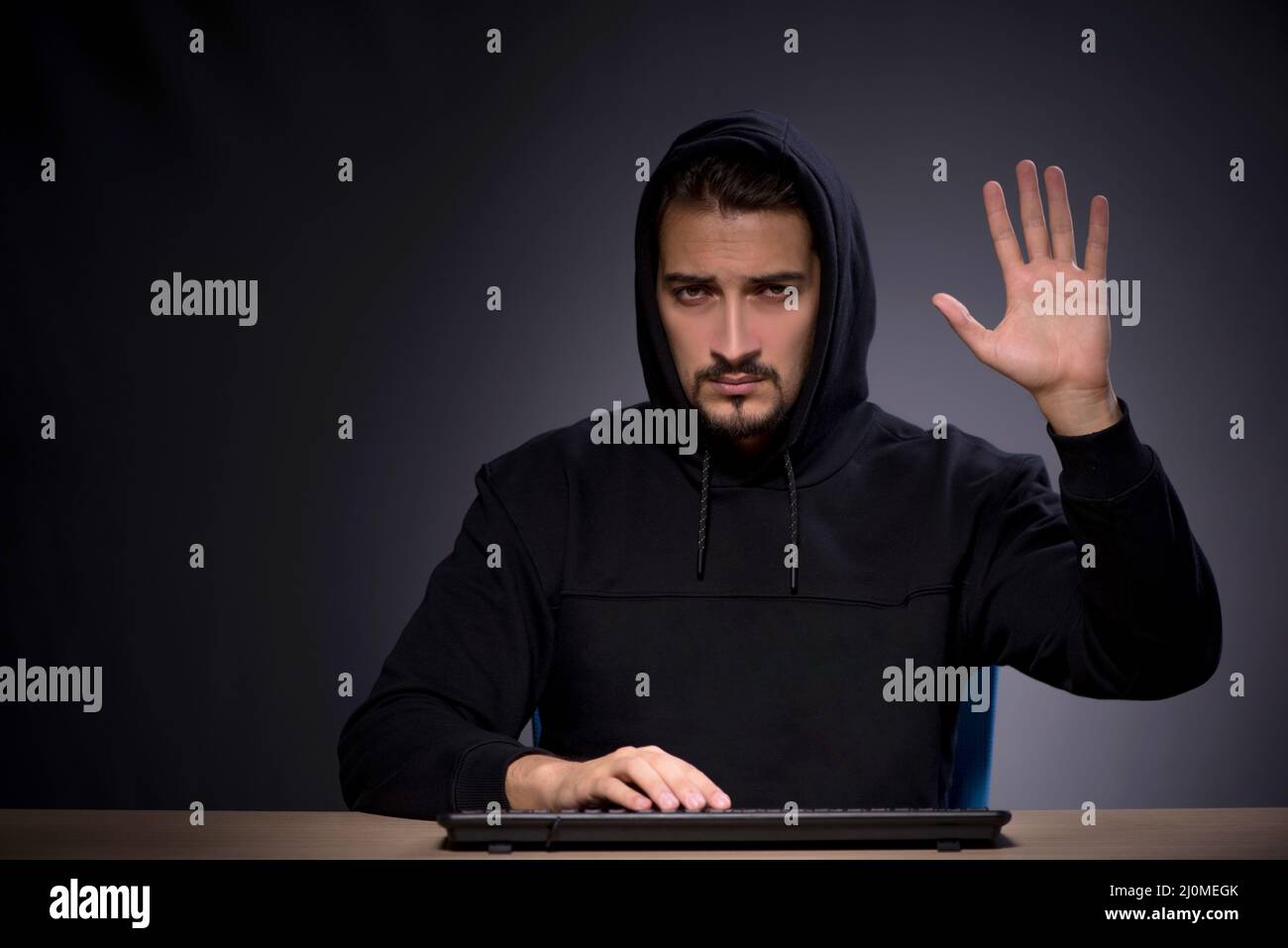 Male cyber hacker gamer hi-res stock photography and images - Alamy