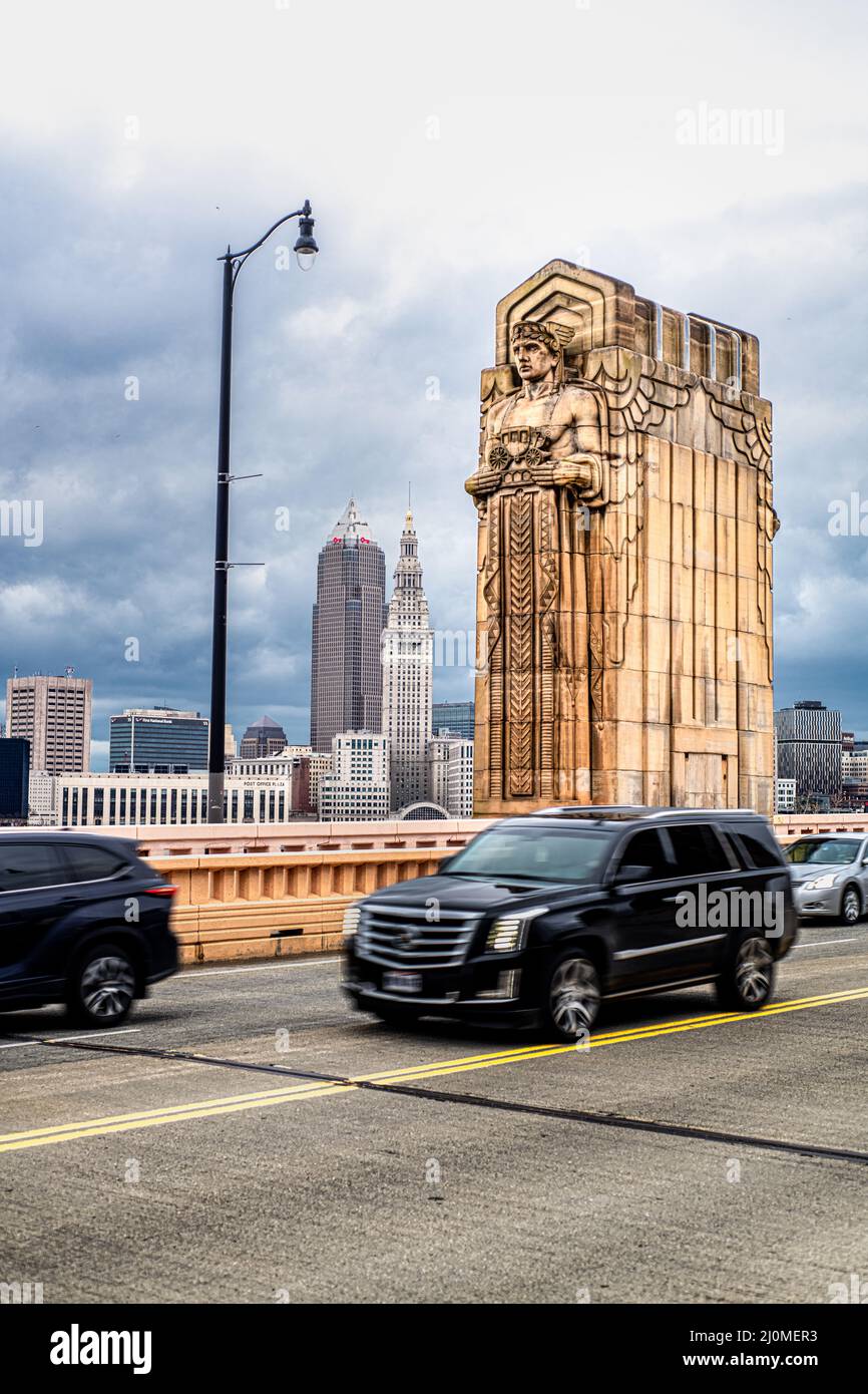 Cleveland guardians stadium hi-res stock photography and images - Alamy