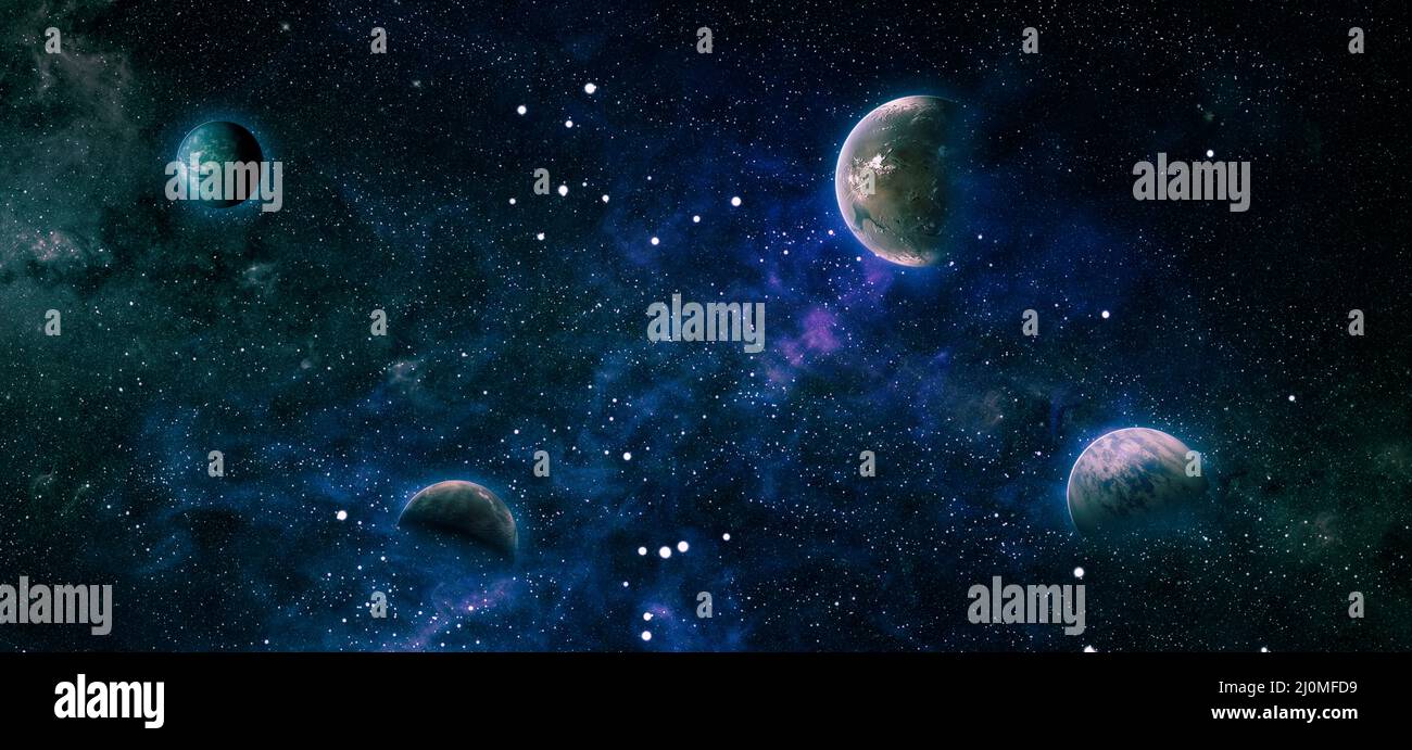 High quality space background. explosion supernova. Bright Star Nebula ...