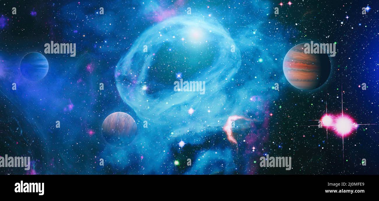 Universe concept background.Small part of an infinite star field of ...