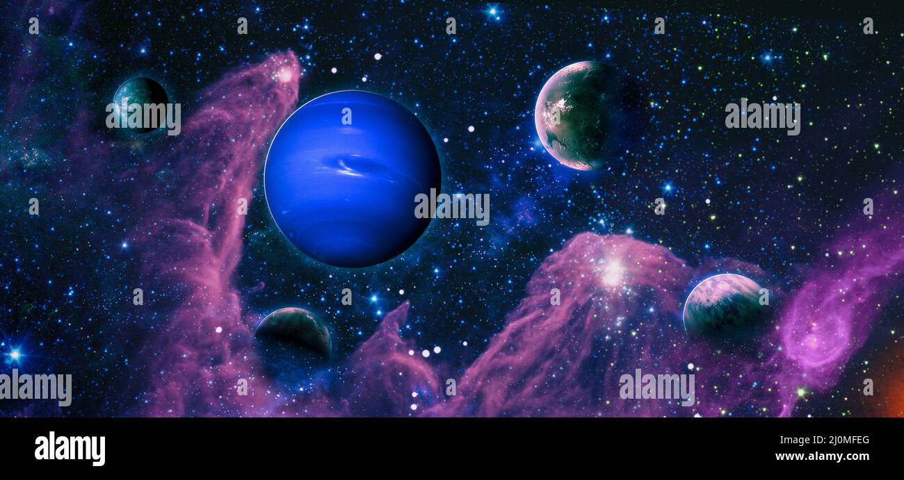 Universe concept background.Small part of an infinite star field of ...