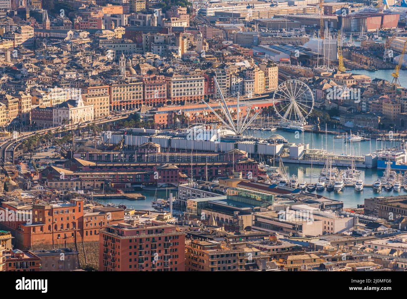 The port of Genoa Stock Photo - Alamy