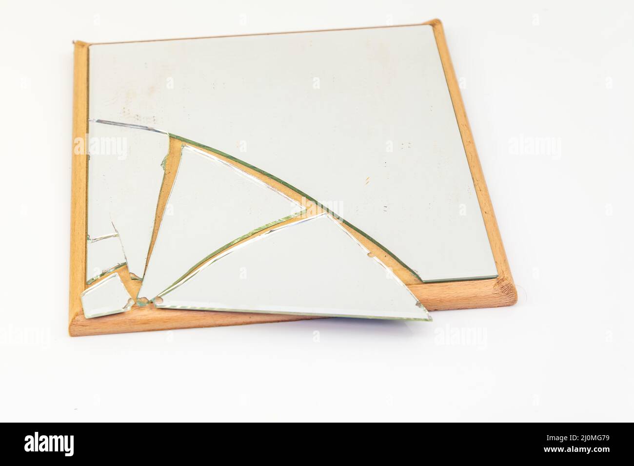 Shattered mirror pieces hi-res stock photography and images - Alamy