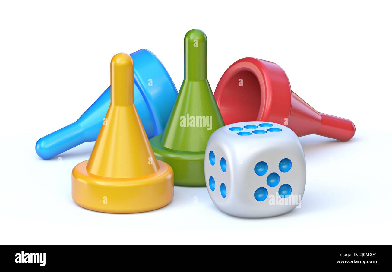 Dice board game children Cut Out Stock Images & Pictures - Alamy