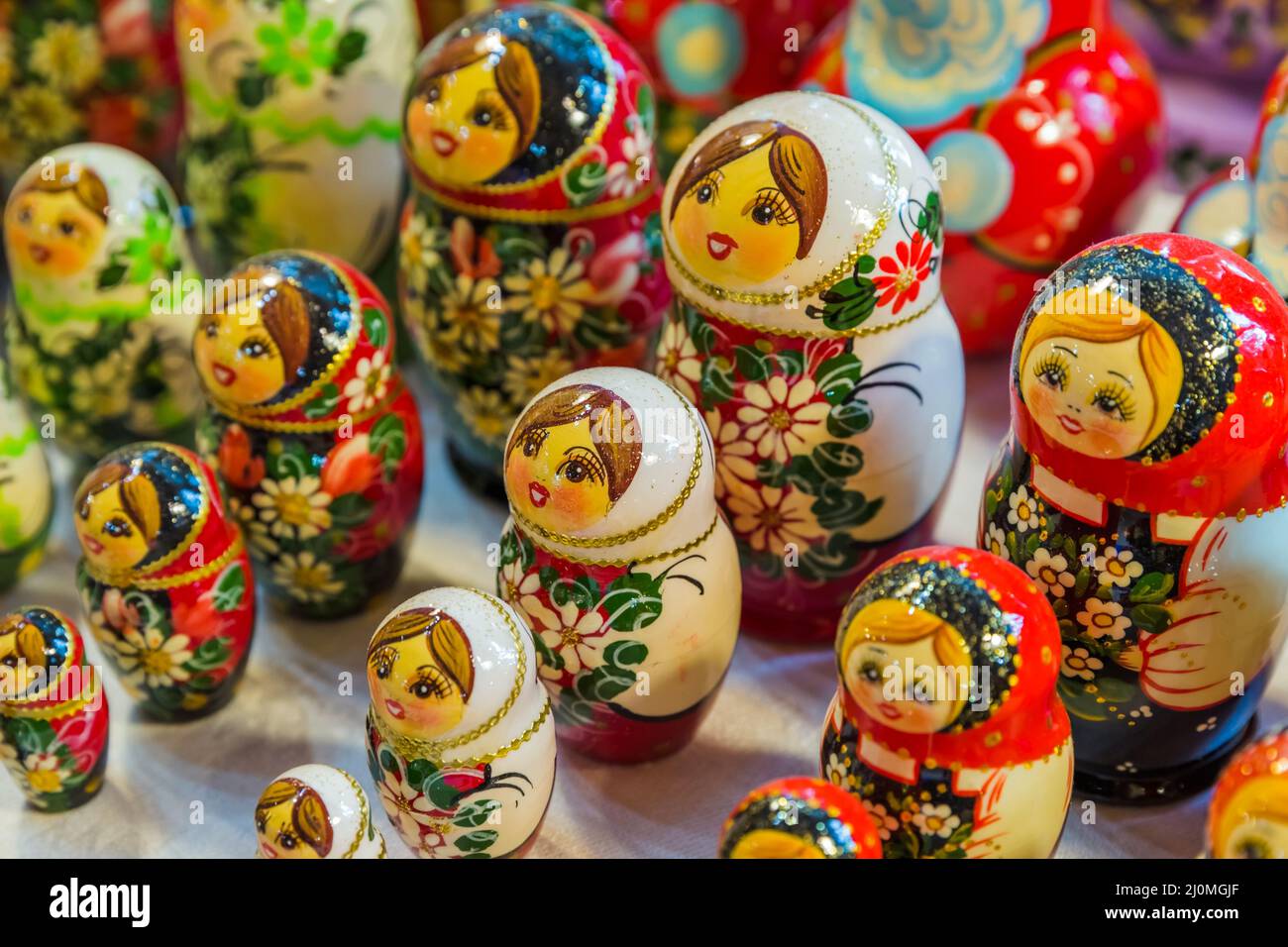 Russian toys Matrioshka Stock Photo - Alamy