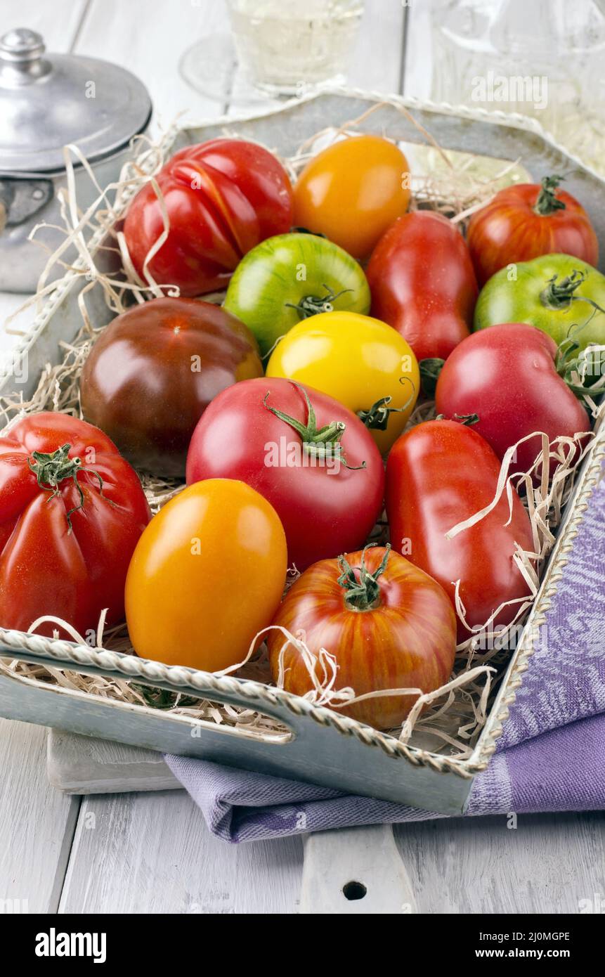 Roma style tomatoes hi-res stock photography and images - Alamy