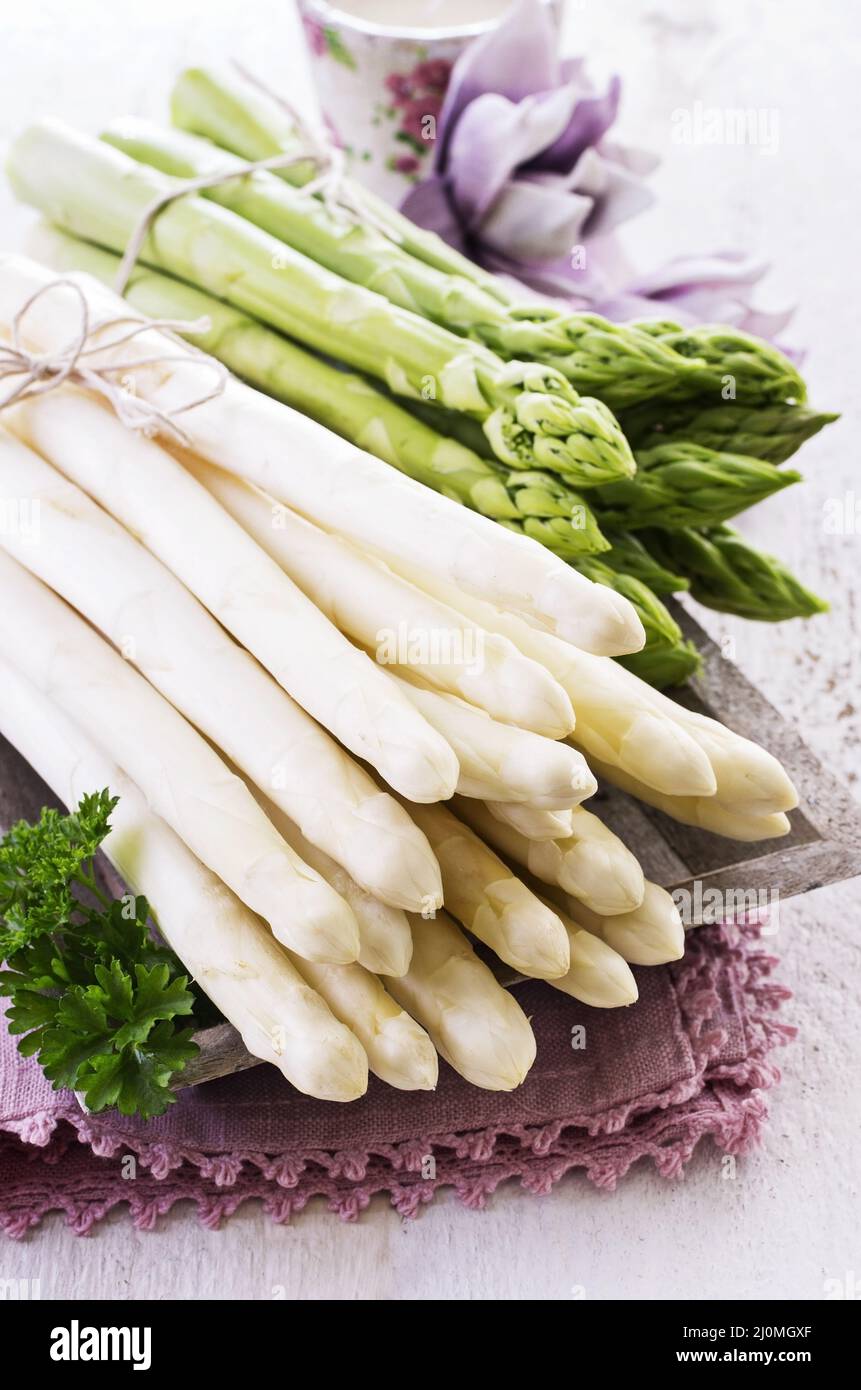 Natural organic vegetable asparagus hi-res stock photography and images ...
