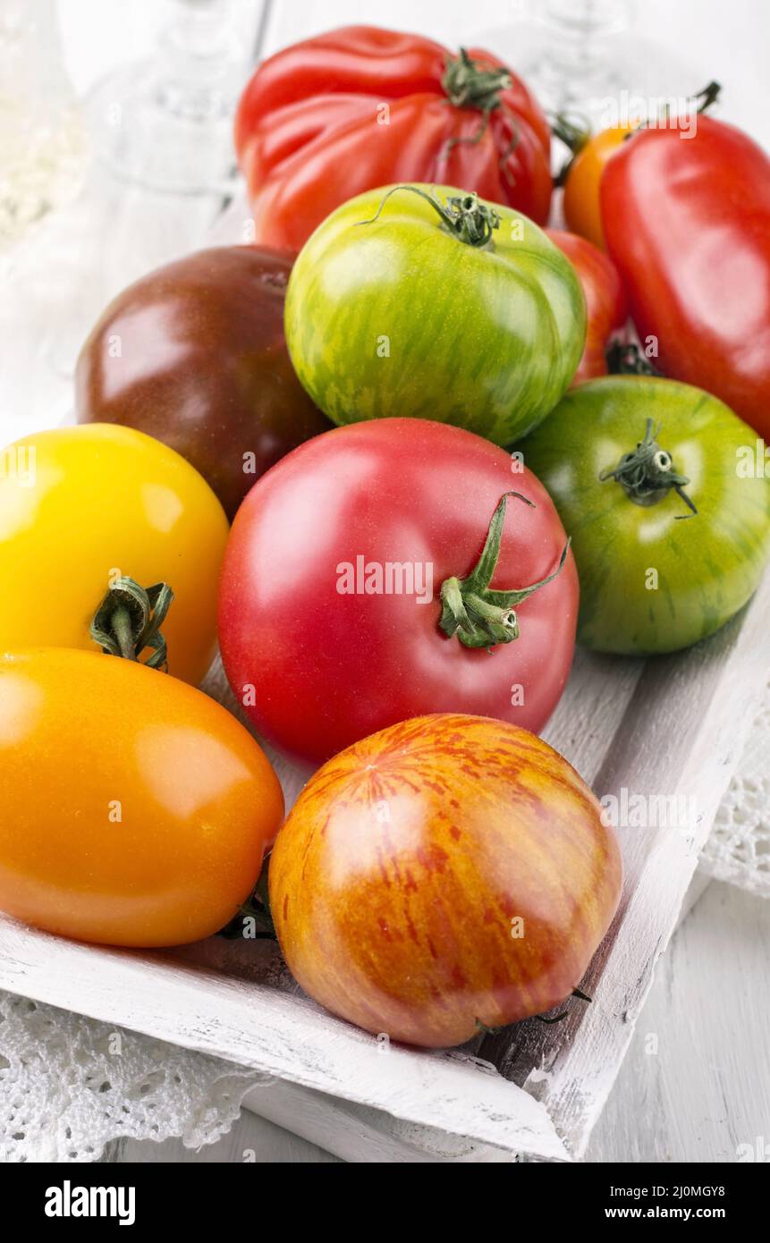 Orange russian tomatoes hi-res stock photography and images - Alamy