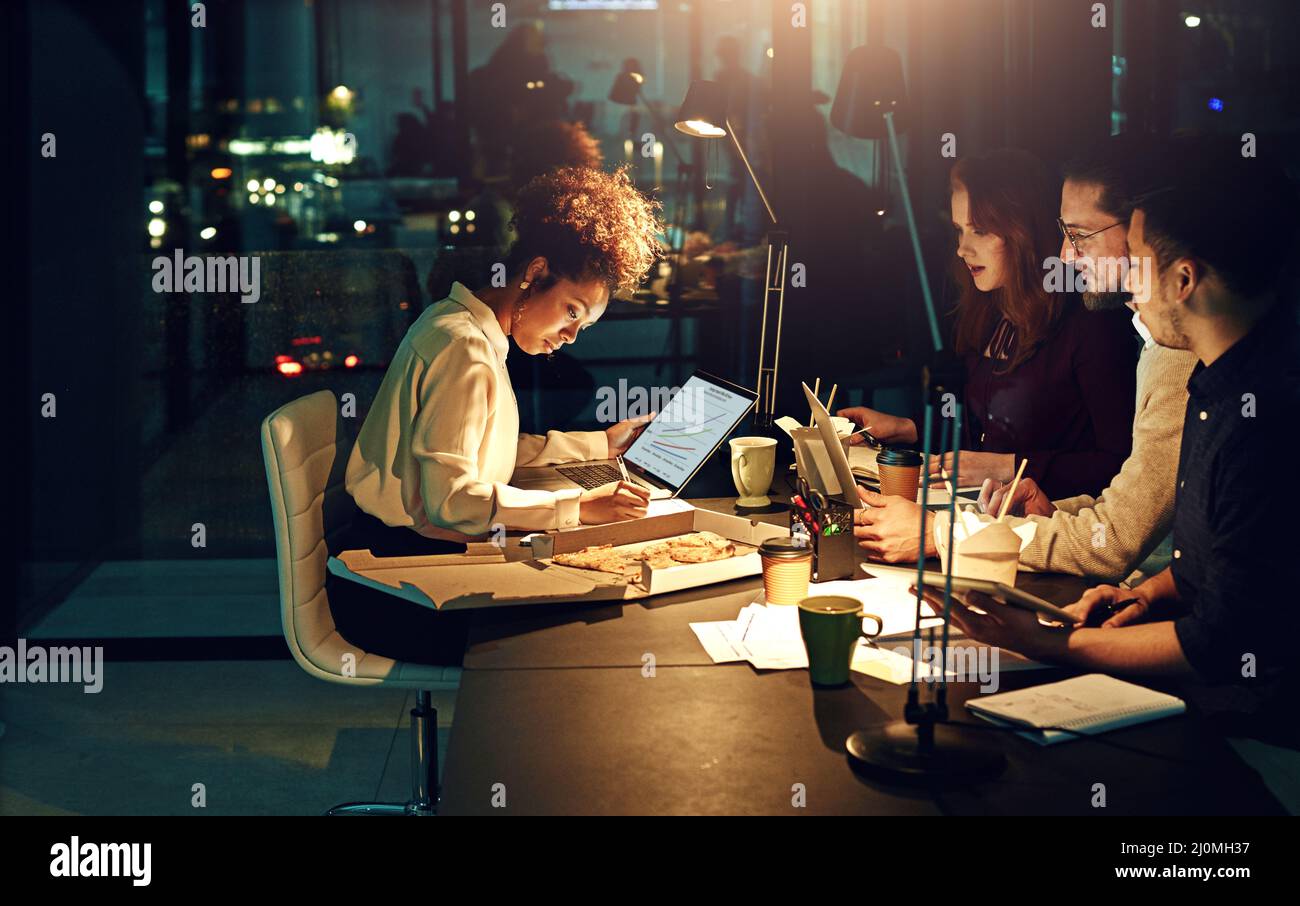 This team puts in all the work. Cropped shot of young employees working ...