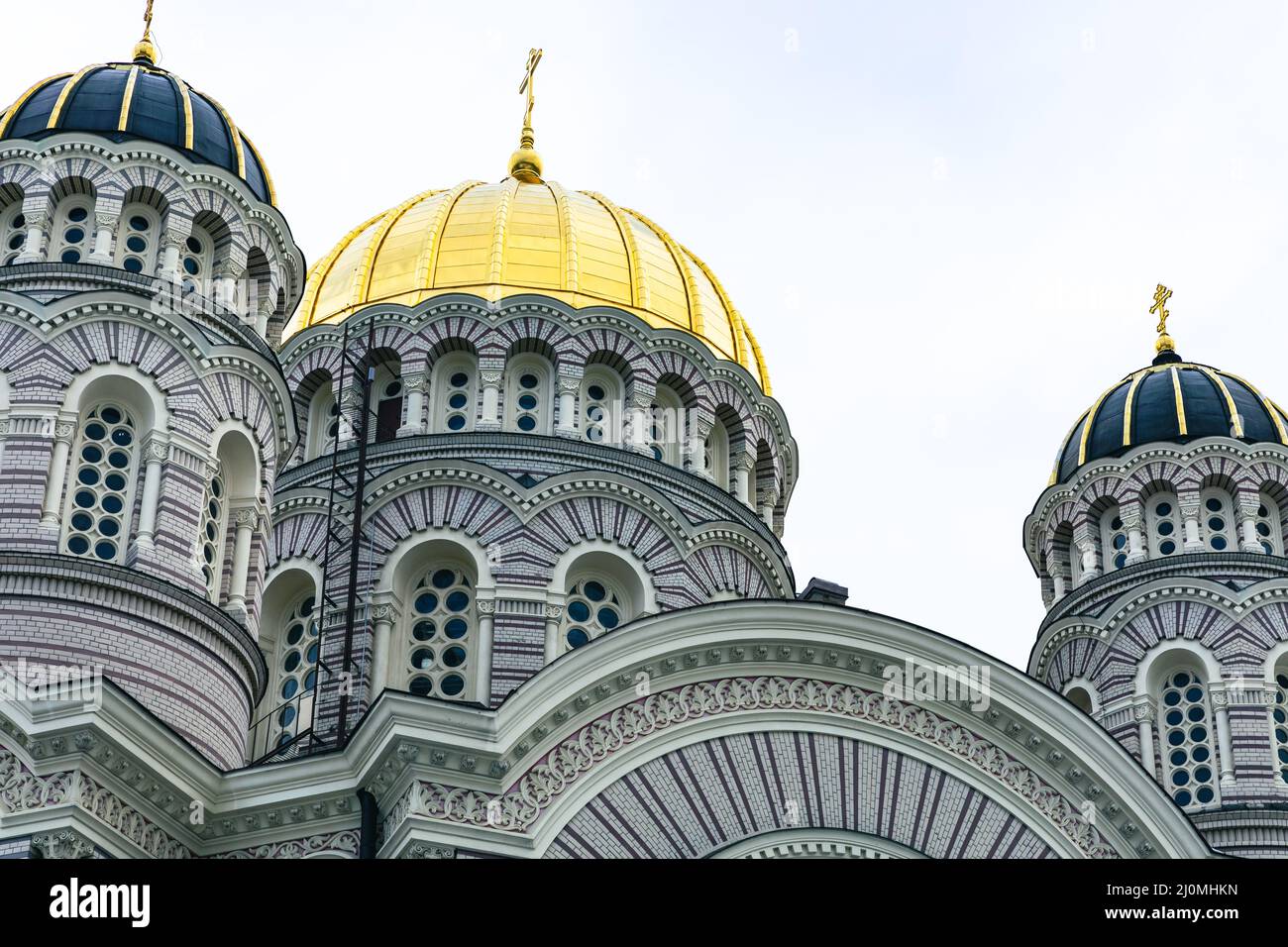 Riga Old Town. Medieval Gothic Architecture. Riga the capital of Latvia ...