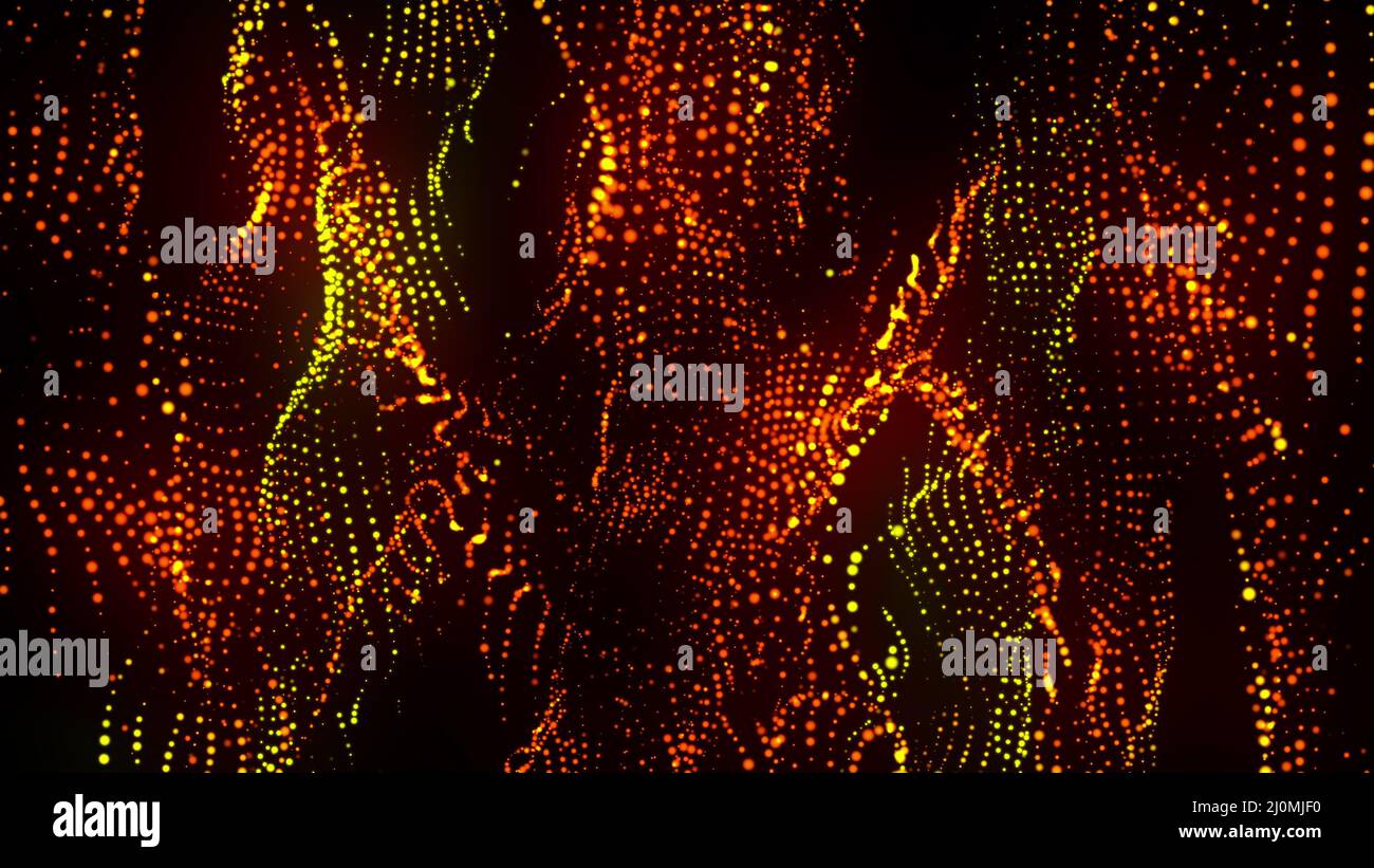 Organic shape from flow particles Stock Photo - Alamy