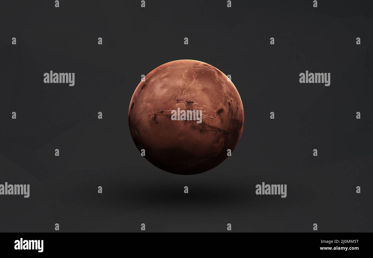 Mars - High resolution beautiful art presents planets of the solar ...