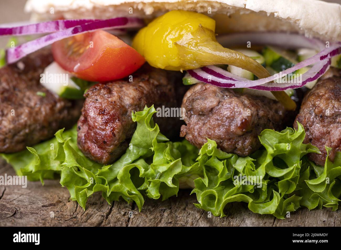Cevapcici on plate hi-res stock photography and images - Alamy