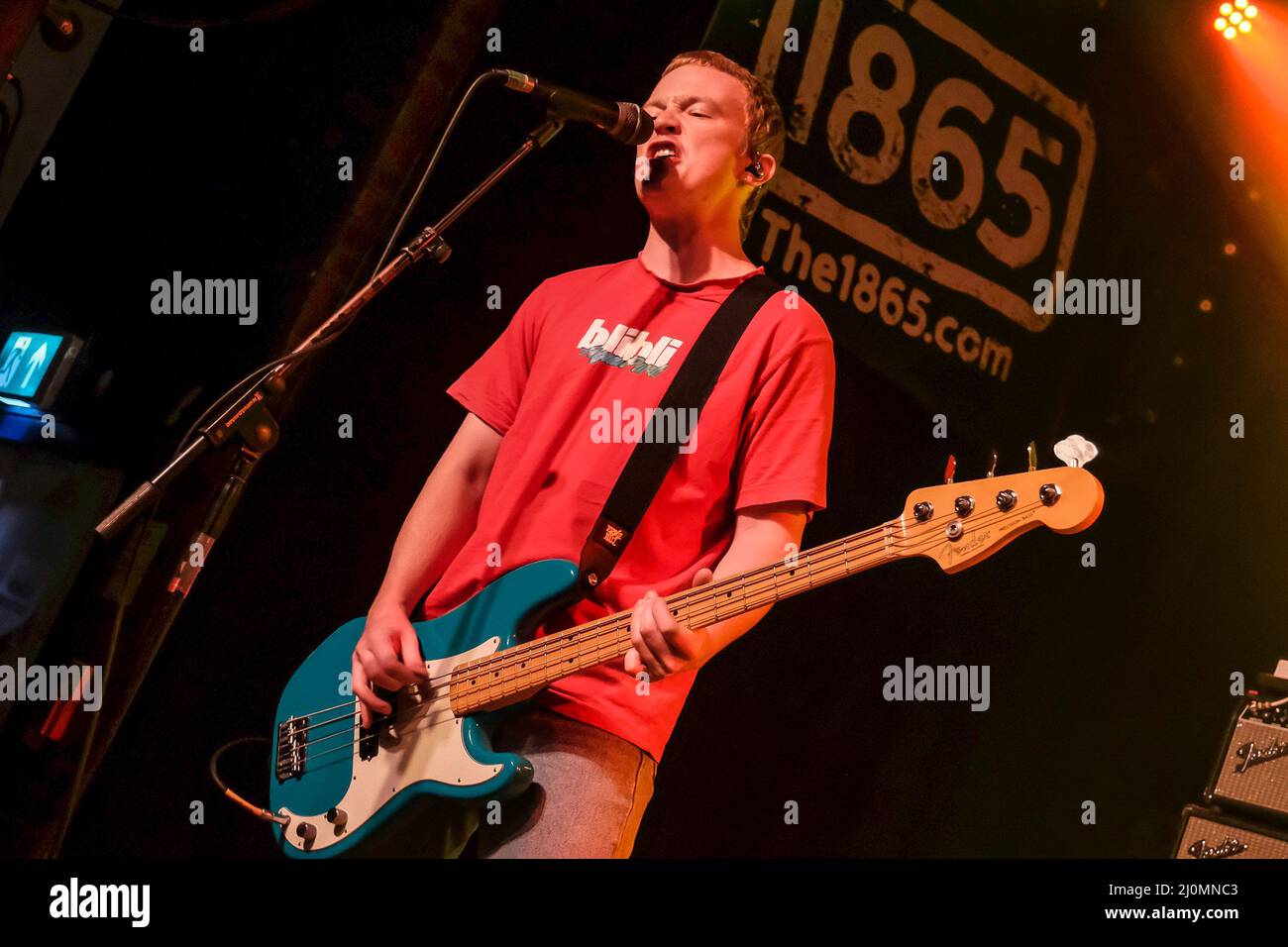 Southampton, UK. 19th Mar, 2022. Eamon Sandwith, vocalist and guitarist ...