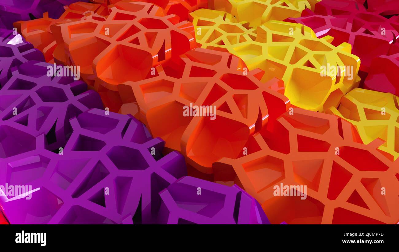 Fractured surface of cubic shapes Stock Photo - Alamy