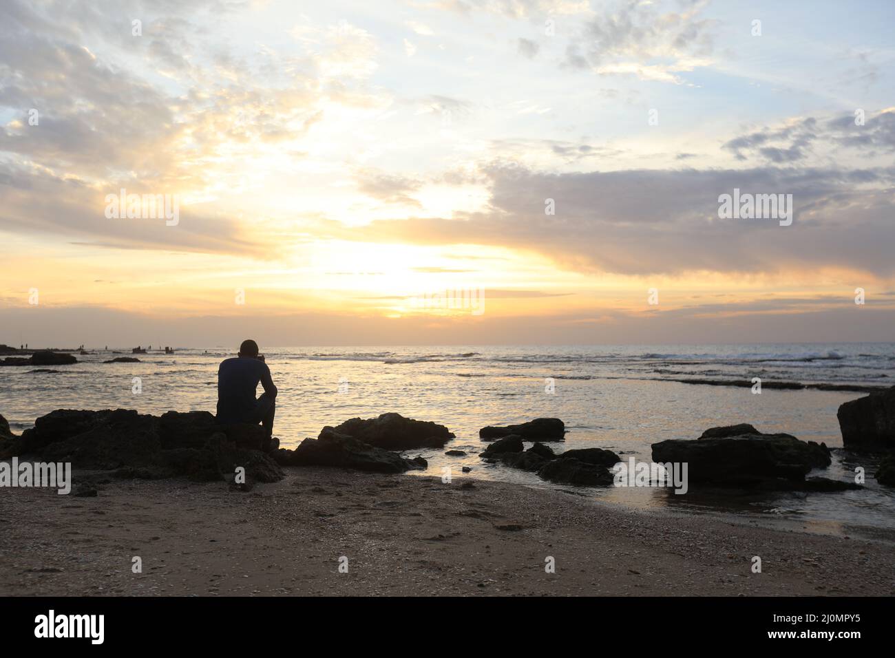 Silhouette dark figure reflection hi-res stock photography and images ...