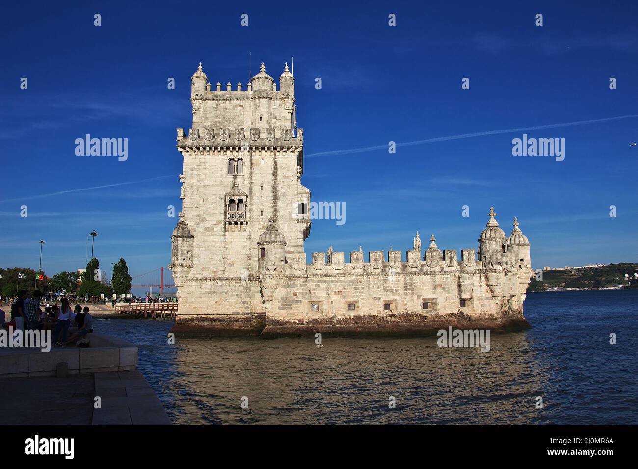 Santa Maria de Belem, The tower of Belem, Portugal Stock Photo - Alamy