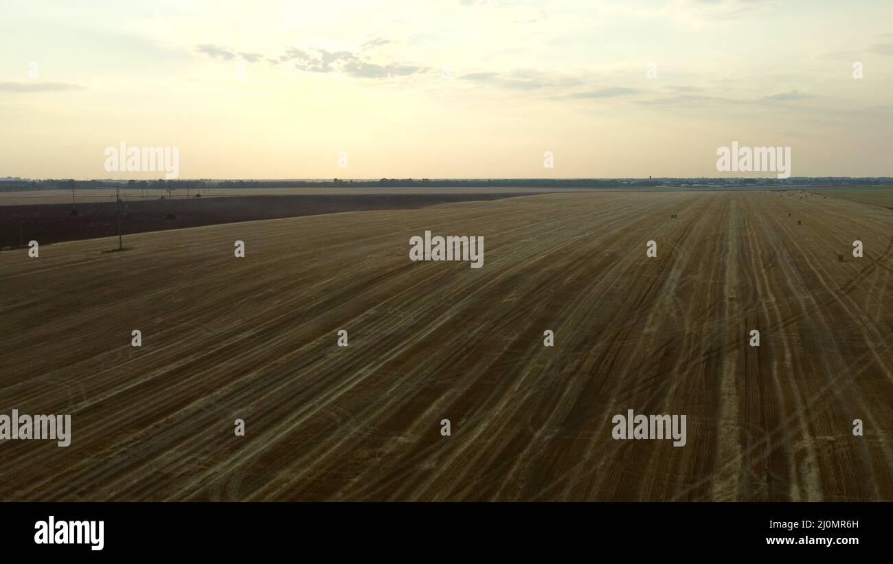 Field after harvest dusk dawn hi-res stock photography and images - Alamy
