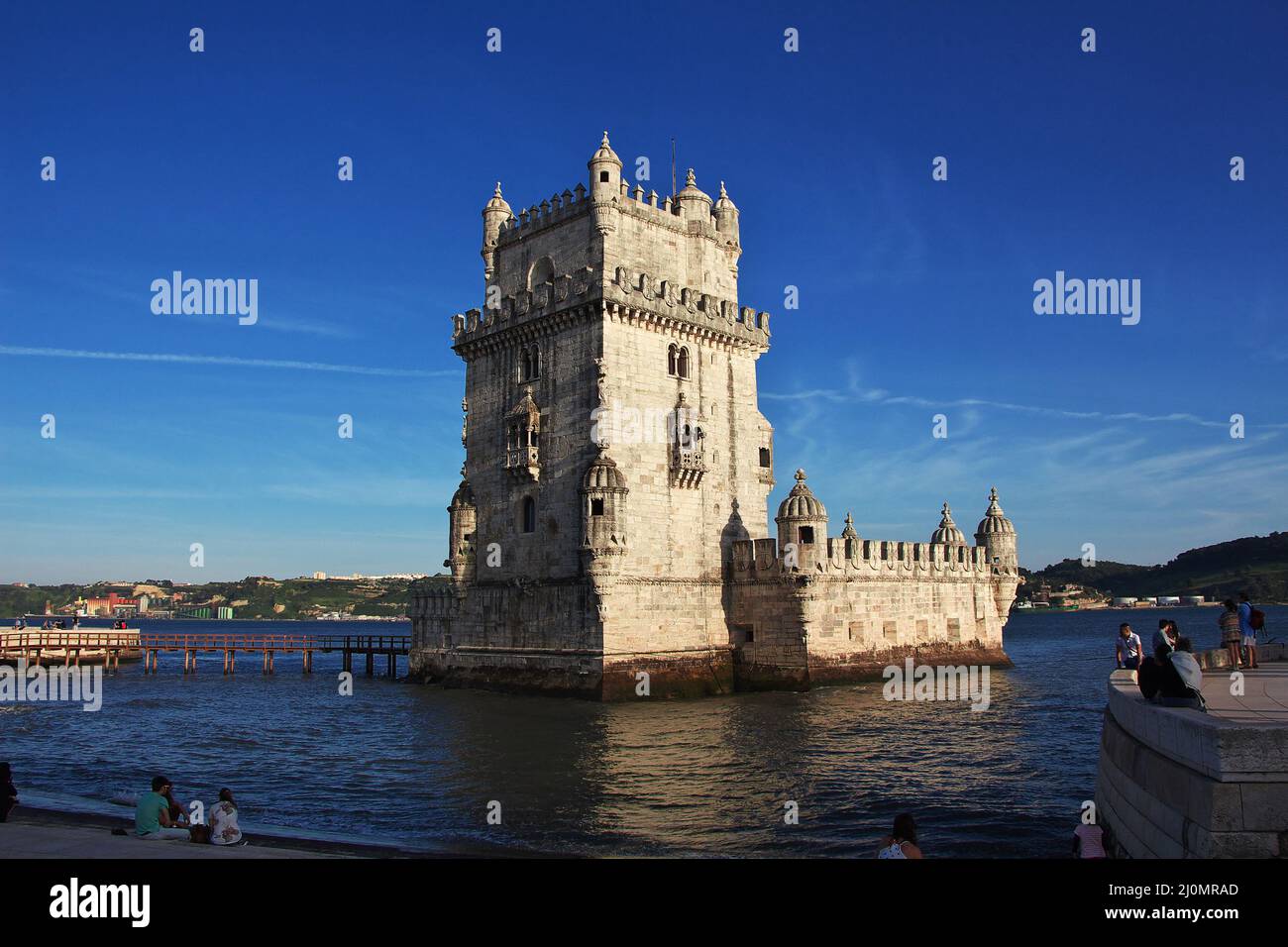 Santa Maria de Belem, The tower of Belem, Portugal Stock Photo - Alamy