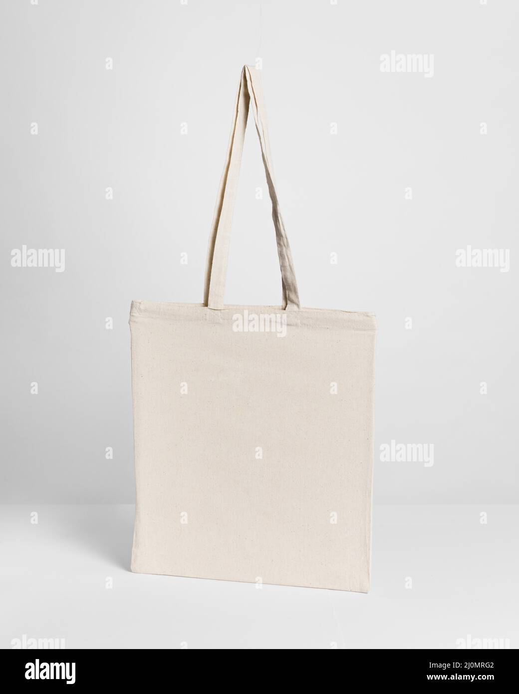 Front view fabric tote bag copy space Stock Photo - Alamy