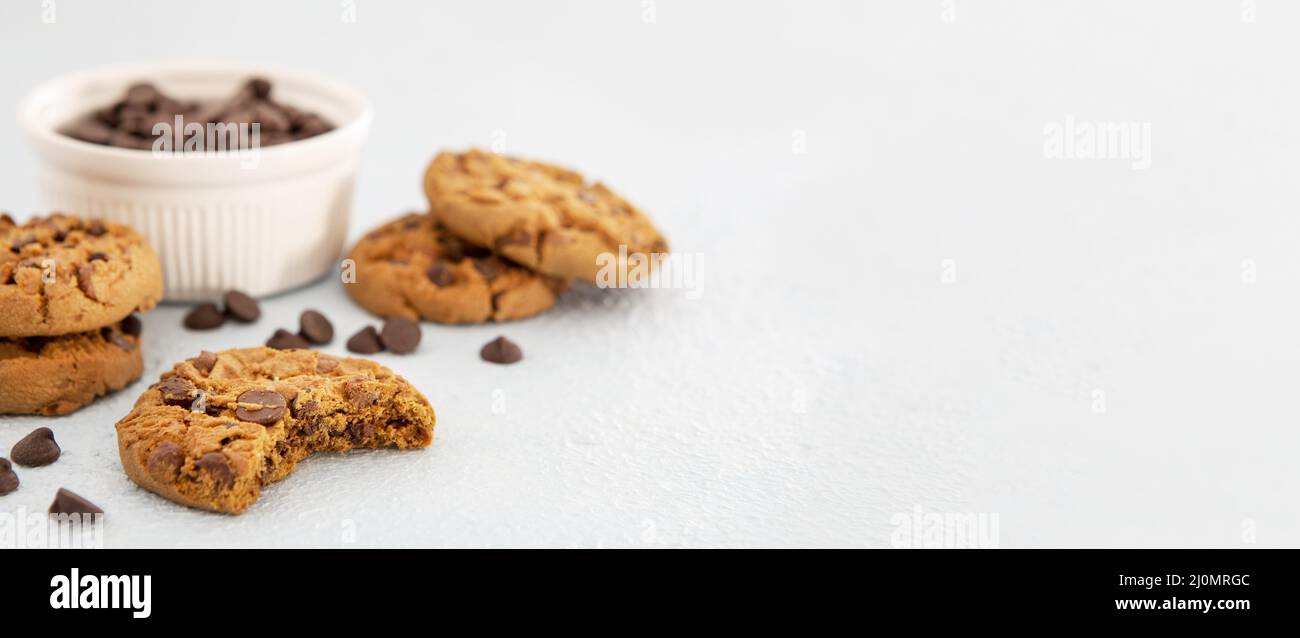 Front view cookies copy space Stock Photo - Alamy