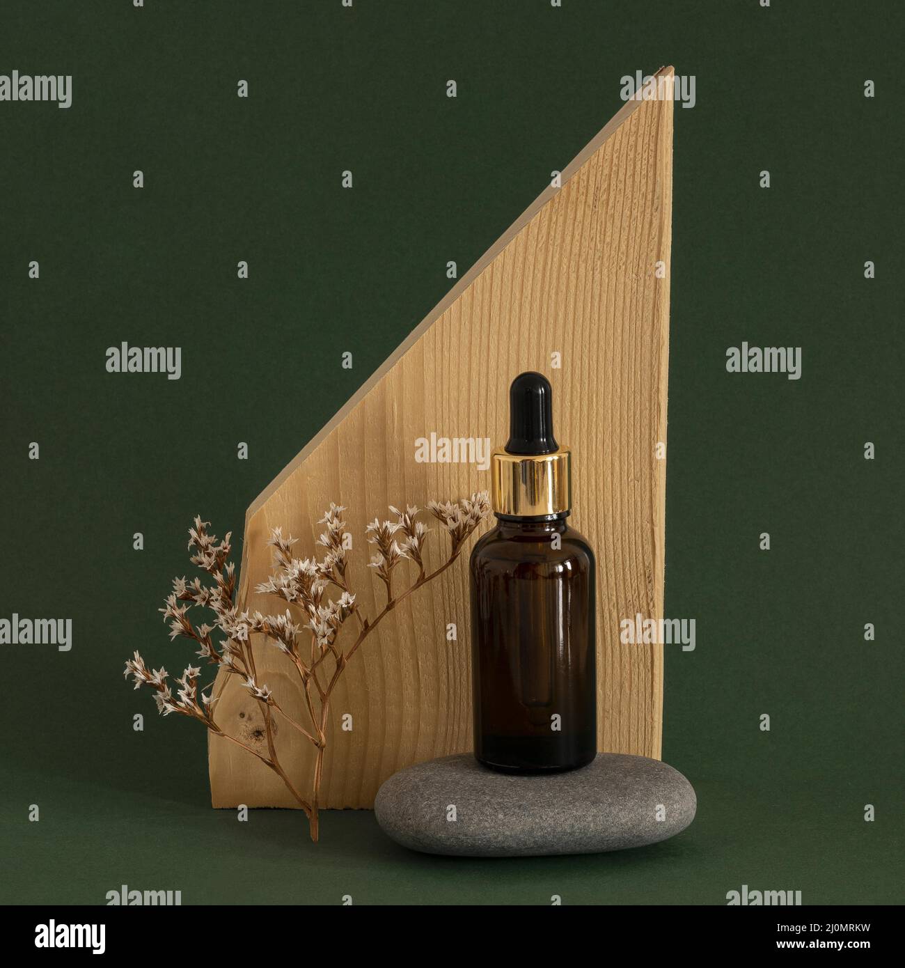 Front view skin product dropper arrangement Stock Photo - Alamy