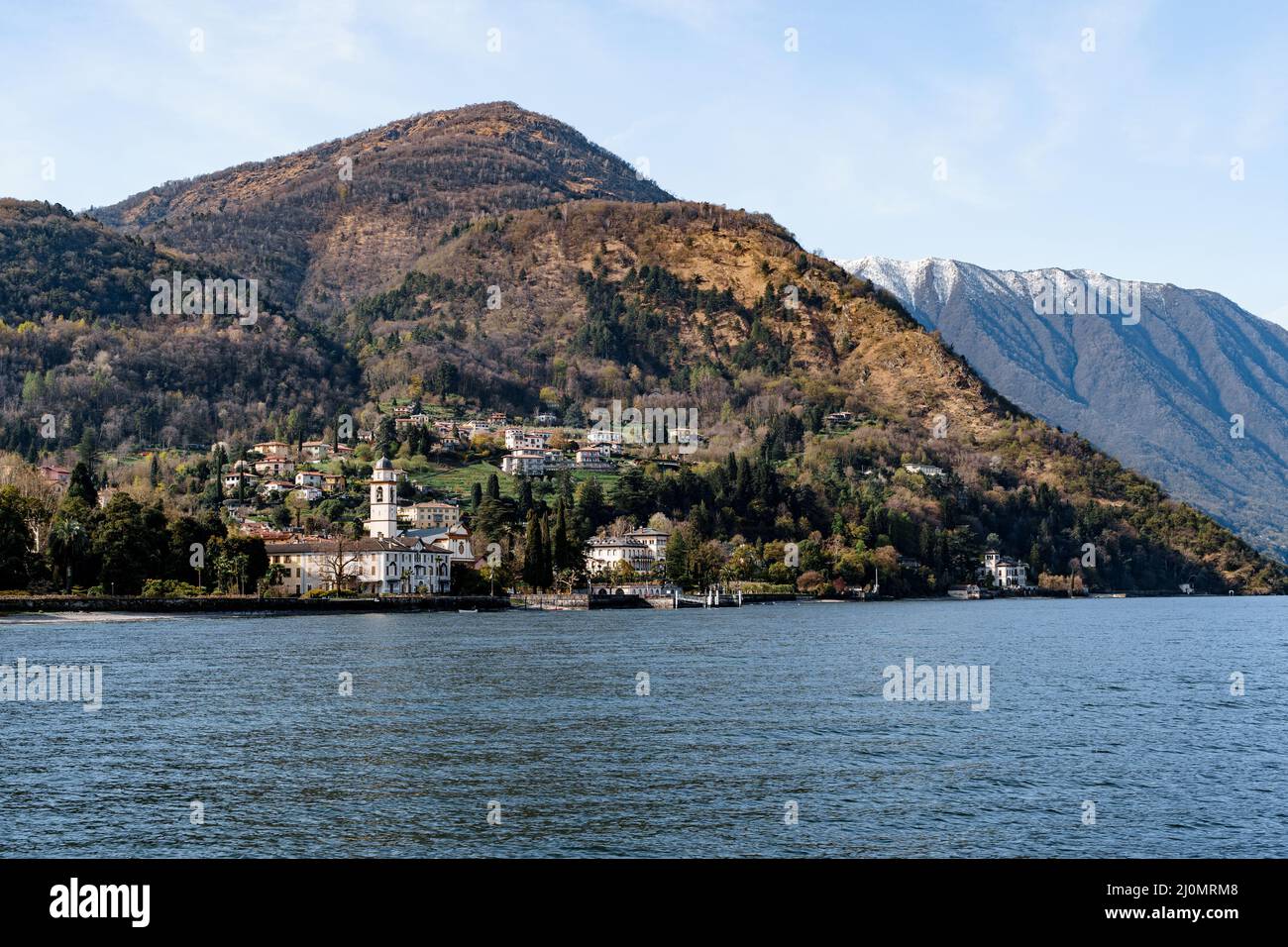 Old villa on the shore of Lake Como in Italy Stock Photo - Alamy
