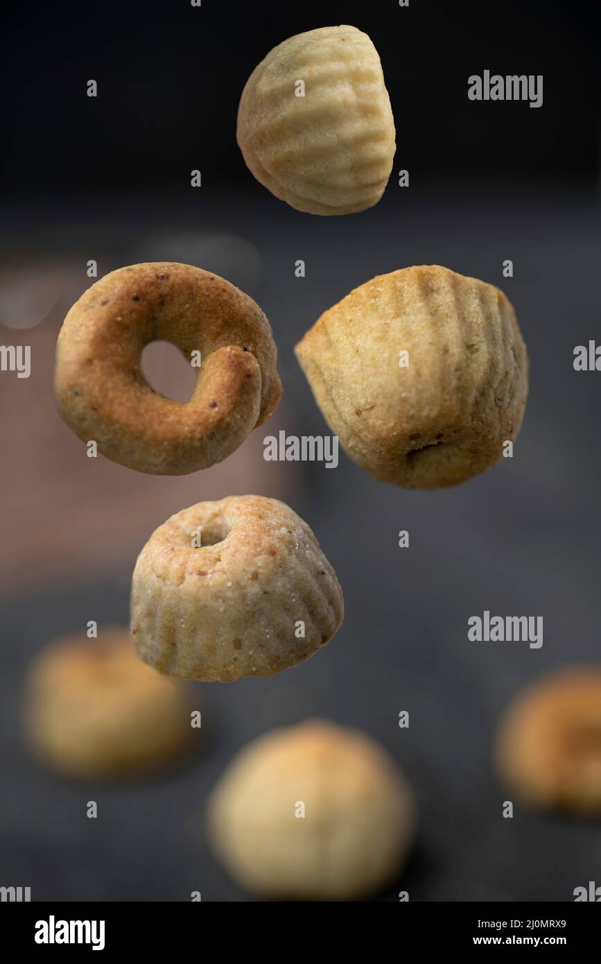 Ma'amoul arabic butter cookie levitation Stock Photo - Alamy