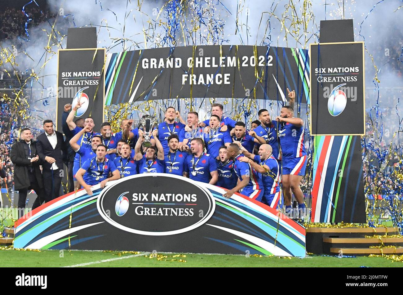 Gaetan BARLOT of France, Demba BAMBA of France, Matthis LEBEL of France ...